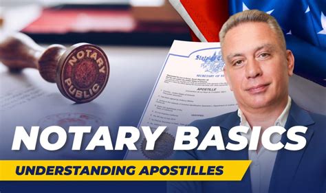 Notary Basics Understanding Apostilles