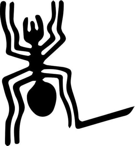 Peru Nazca Lines Spider Vinyl Decal Sticker Bumper Car Truck Window