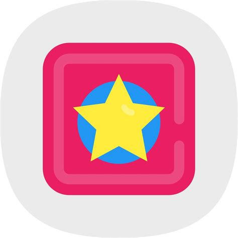 Star Flat Curve Icon 41693467 Vector Art At Vecteezy