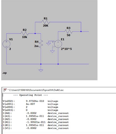 Solved 1 Using LTspice Draw The Schematic For The Circuit Chegg Com