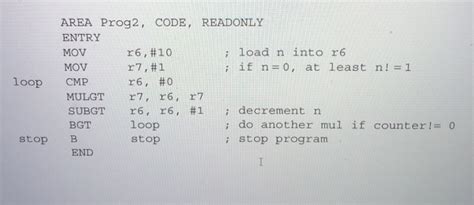 58 Arm Assembly Language 8 Using Program 3 As A