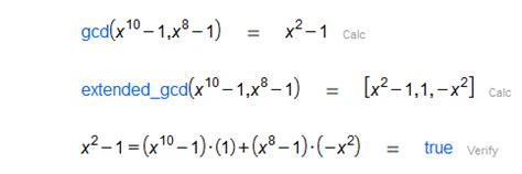 Extended Gcd