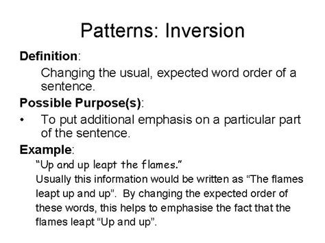 Sentence Structure Patterns Sentence Structure Patterns Many Sentences