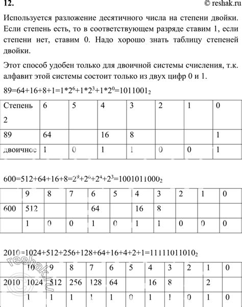 Решено Задание 12 Параграф 1 1 ГДЗ Босова 8 класс по информатике