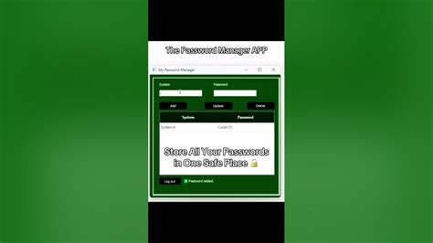 Python Password Manager Preview 🔐 Launching Next Week Shortsvideo Youtube