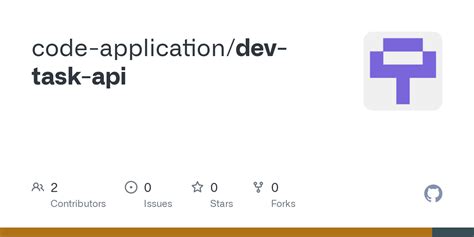 Github Code Application Dev Task Api