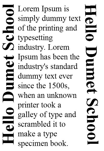 Cara Membuat Text Vertikal Menggunakan CSS 3 Kursus Website Terbaik