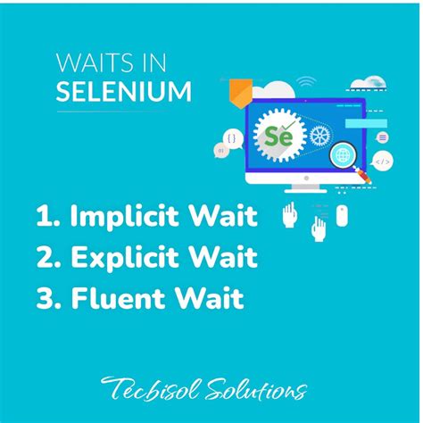 Tecbisol Solutions On Linkedin Selenium Wait Commands Implicit Explicit And Fluent Wait