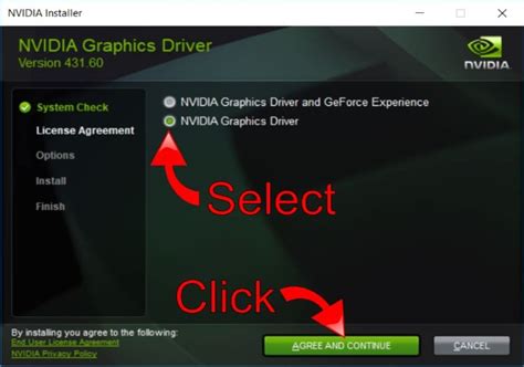 nvidia driver install oseroof
