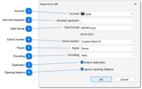 Personal Finance Software User Guide Import QIF