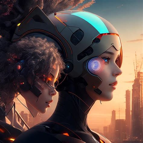 Premium Ai Image Beautiful Female Model Colorful Generative Ai