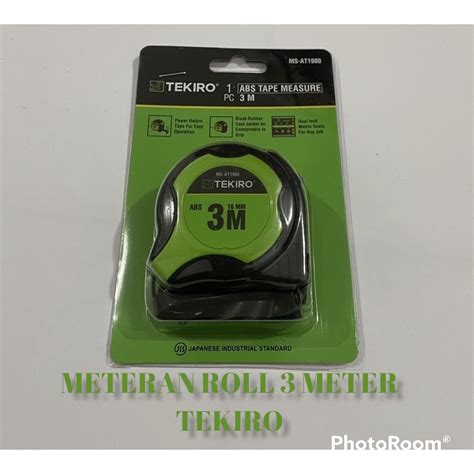 Meteran Abs 3 Meter Tekiro Meteran Roll 3 Meter Lazada Indonesia
