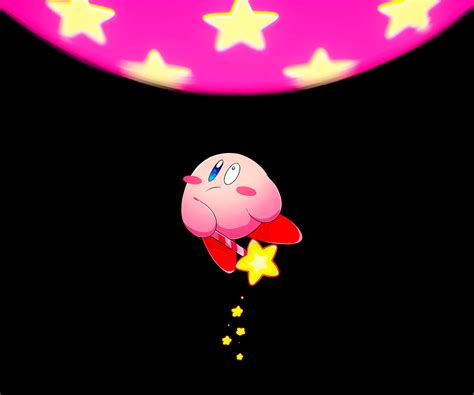Download Kirby Star Filled Sky Wallpaper