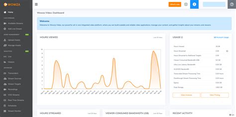 get started with wowza video