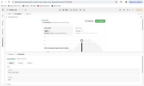 Shivam Arora On Linkedin 744 Find Smallest Letter Greater Than