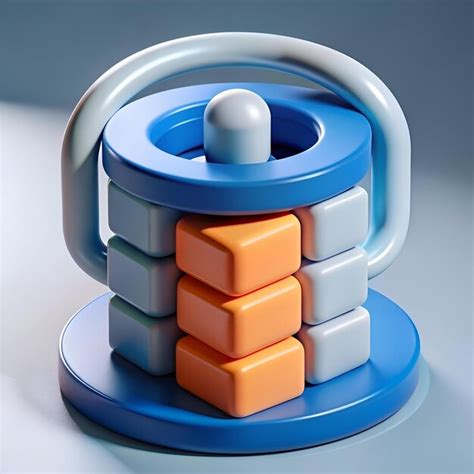 3d Illustration Of Data Integration Concept Premium Ai Generated Image