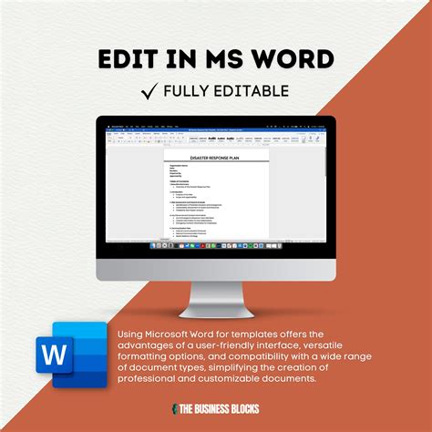 Disaster Response Plan Template Emergency Preparedness Digital Download Etsy