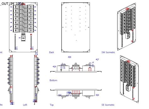 Typical Abb Smdb Panel Incomer Up To 100a 18ka Outgoing 14x Up To 100a 18ka Panels And Parts