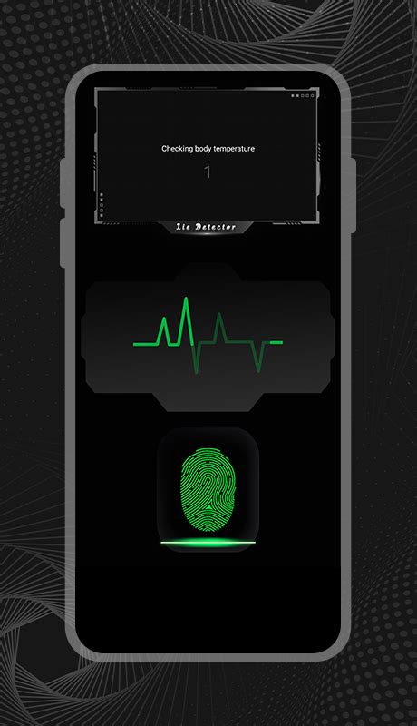 Lie Detector Simulator Lie Test Fingerprint Scanner Truth Or Lie Detector App Android