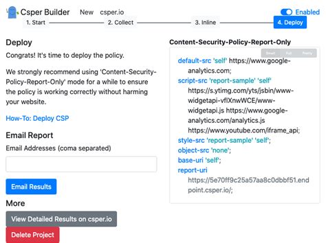 Content Security Policy Csp Generator V011 Best Extensions For Firefox