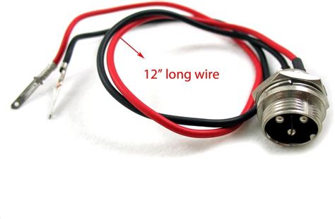 Amazon Com 3 Prong Battery Charger Connector Socket Charging Jack For Gas Electric Scooter 12V