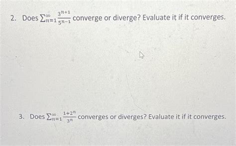 solved {2n 23} 1 determine whether the sequence converges