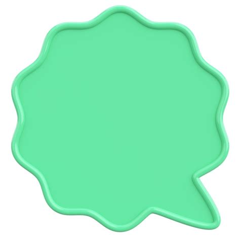 Premium Photo Speech Bubble Text Box 3d Illustration