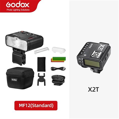 Jual Godox MF Macro Mini Flash Speedlite Built In Godox X System TTL Flash Color Filter