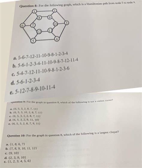 Solved Question For The Following Graph Which Is A Chegg