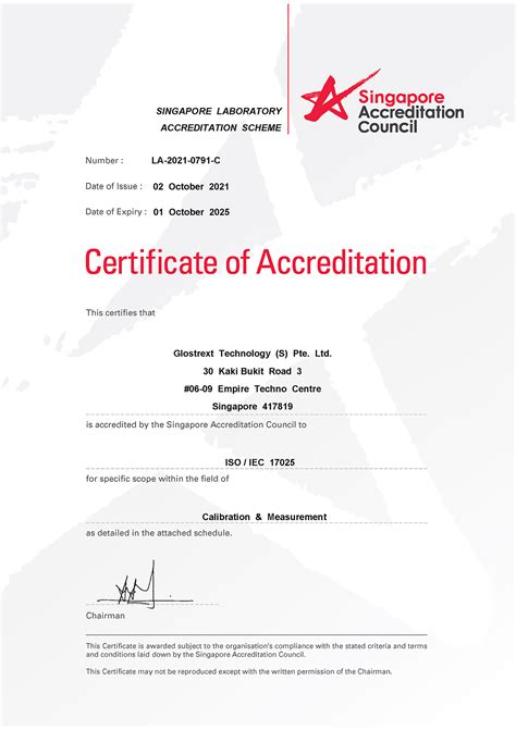 Geotechnical Instruments Calibration Glostrext