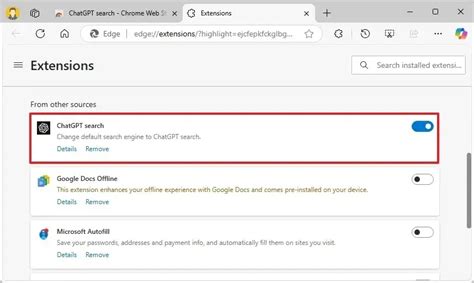 Setting Chatgpt As Your Default Search Engine In Edge And Chrome On