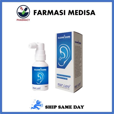 Ear Wax Remover Nur Care Clean Ears 15ml Removal Ubat Telinga Shopee Malaysia