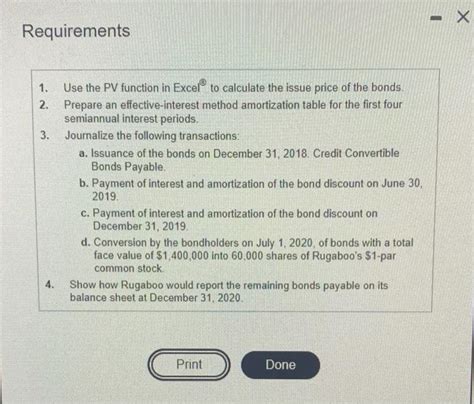Х Requirements 1 2 3 Use The Pv Function In