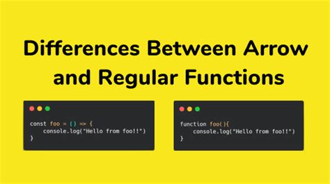 Mastering Javascript Functions Your Guide To Normal Vs Arrow