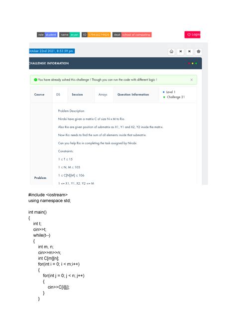 Arrays In Data Structure And Algo Data Structures And Algorithms Studocu