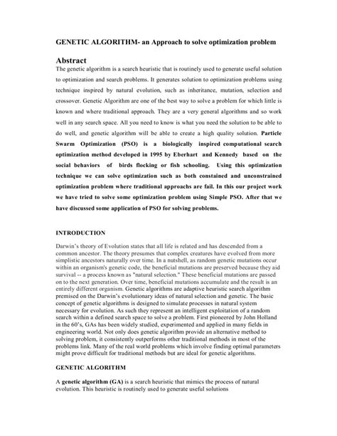 genetic algorithm download free pdf genetic algorithm algorithms