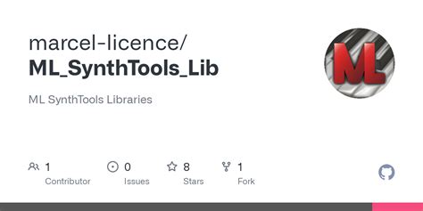 Github Marcel Licencemlsynthtoolslib Ml Synthtools Libraries