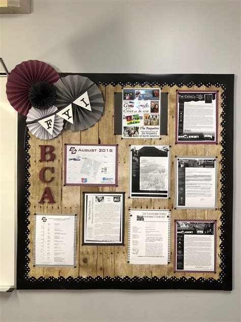 Form Display Board Ideas