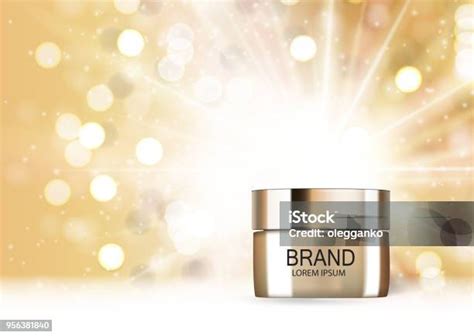 광고 또는 잡지 배경을 위한 디자인 화장품 제품 템플릿 3d 현실 벡터 Iillustratio 공란에 대한 스톡 벡터 아트 및 기타 이미지 Istock