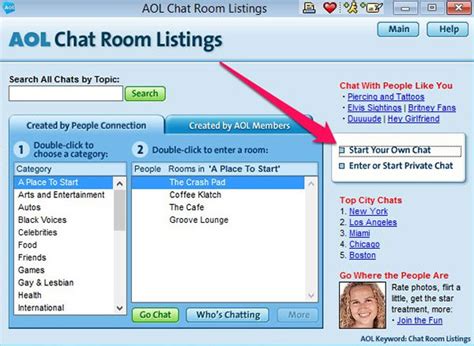 Aol Chat Room Advice For Adults Looking To Hookup