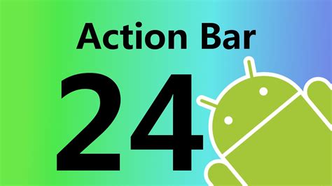 Android Action Bar Kullanımı Ve Button Ekleme Youtube