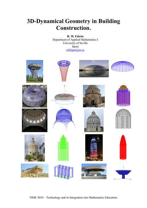Pdf 3d Dynamical Geometry In Building Construction