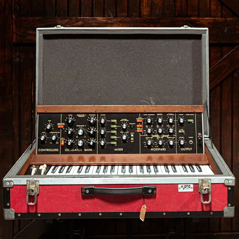 Matrixsynth Moog Model D Minimoog V5 Sn 10956 W Case