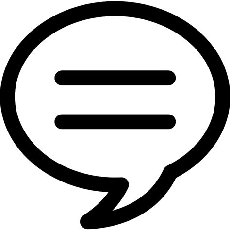 Message In A Speech Bubble Vector SVG Icon SVG Repo