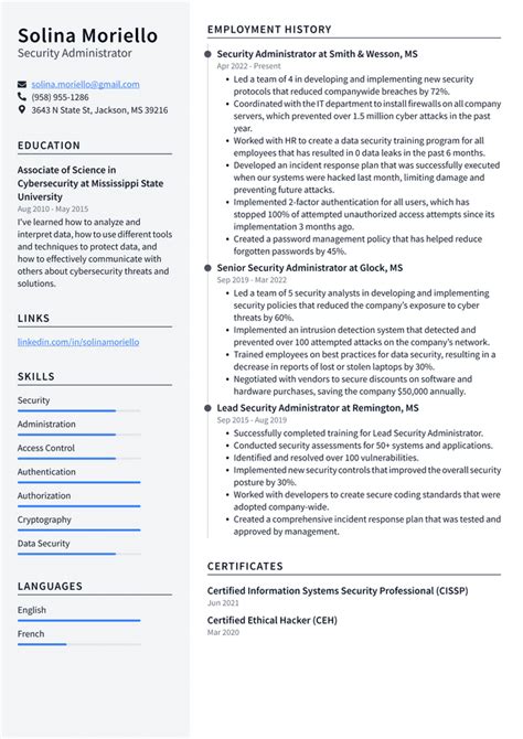 System Administrator Resume Example And Writing Guide