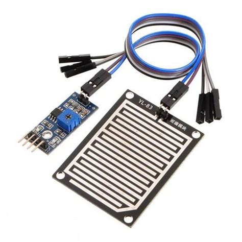 Sensor De Chuva E Gotas Pingos Água Cabos Para Arduino Mj Sensor