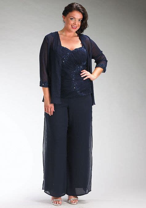 Womens Plus Size Formal Pant Suits Cocktail Pant Suits In Plus Size
