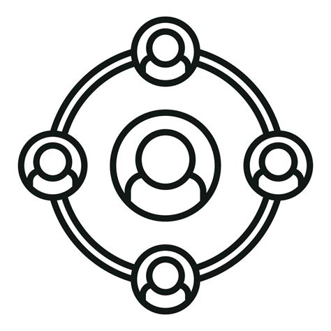 Circular Messaging Icon Outline Vector Social Media 32035534 Vector Art At Vecteezy