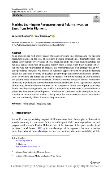Machine Learning For Reconstruction Of Polarity Inversion Lines From