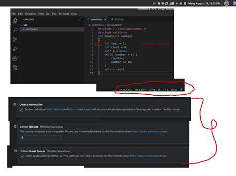 indentwidth 8 tabwidth 8 are not working in c cpp clang format